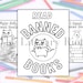 Banned Books Coloring Pages: Activist Art (digital Download) - Etsy