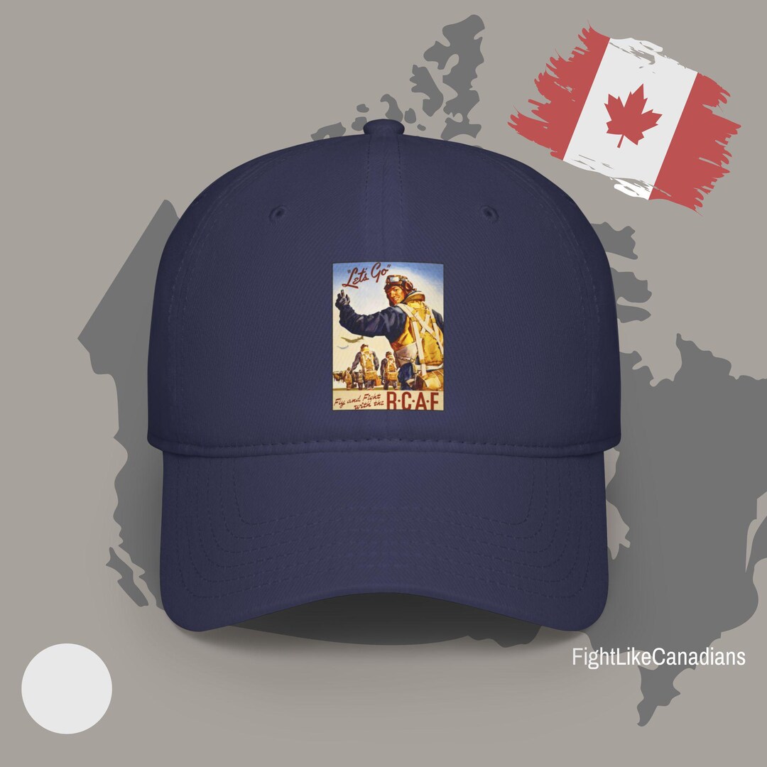 Let's Go RCAF! - WWII 1940's Vintage Advert-inspired Low Profile ...