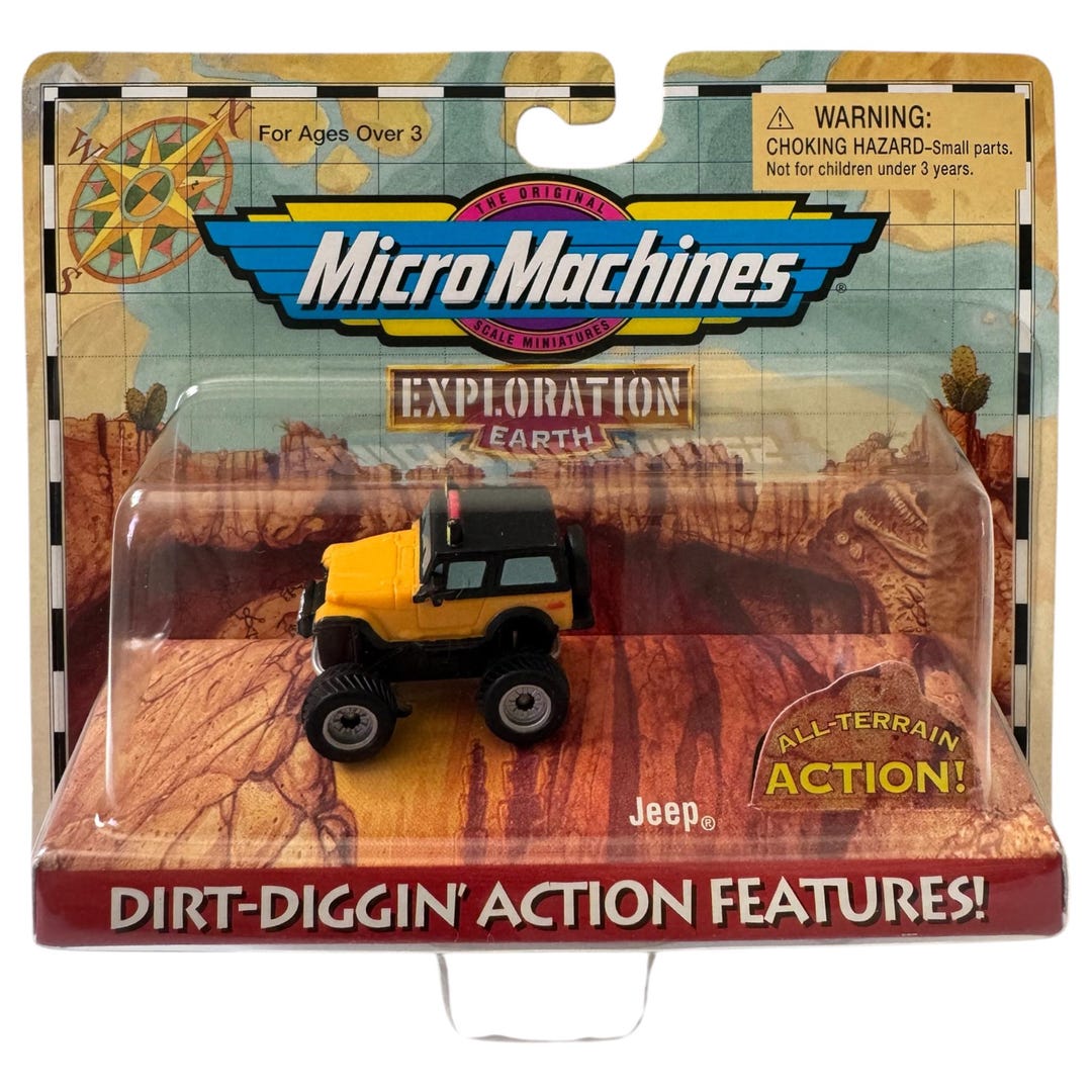 1997 Vintage Micro Machines | JEEP | Exploration Earth Series | Galoob ...