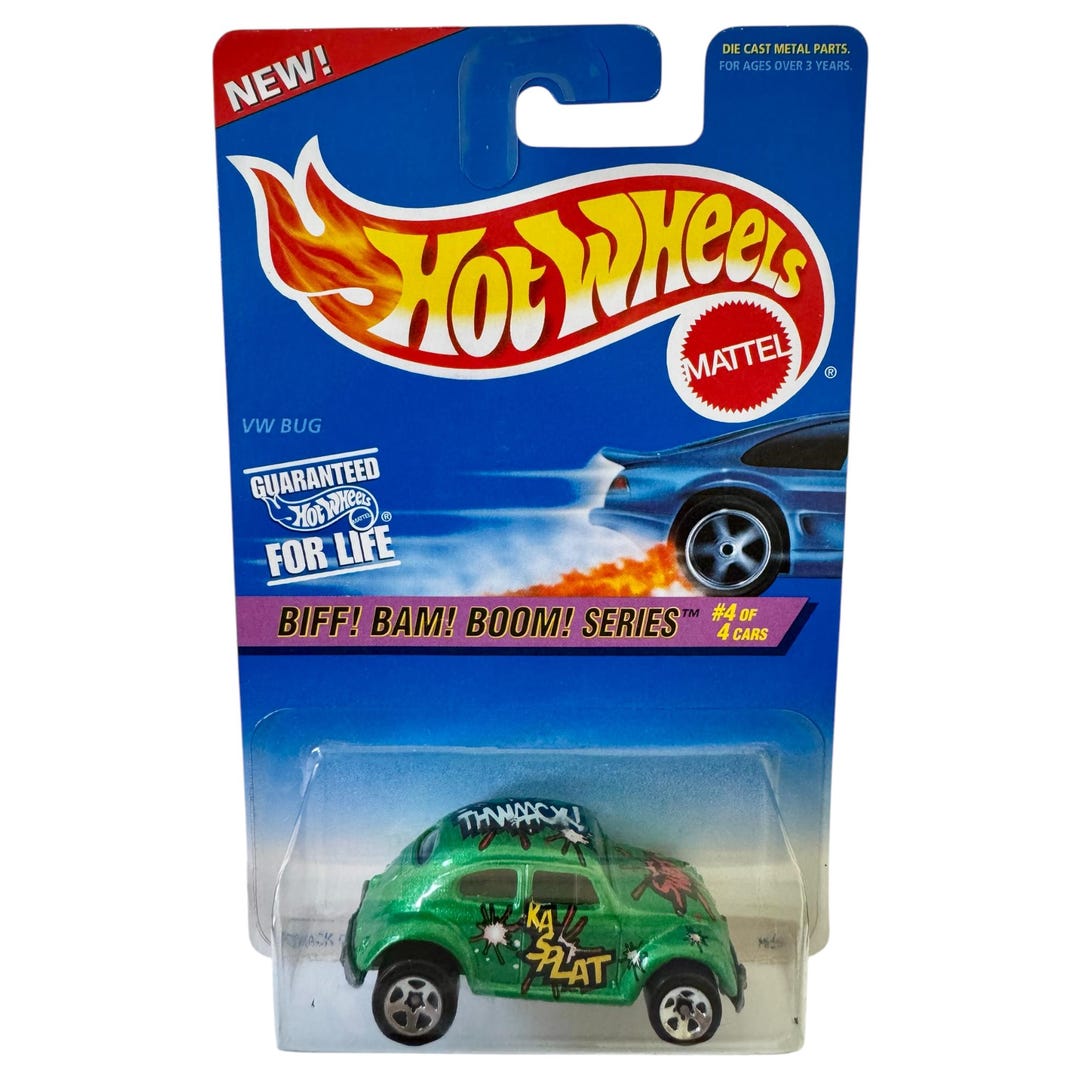 1997 Hot Wheels | Biff! Bam! Boom! Series | #4 of 4 | VW Bug ...