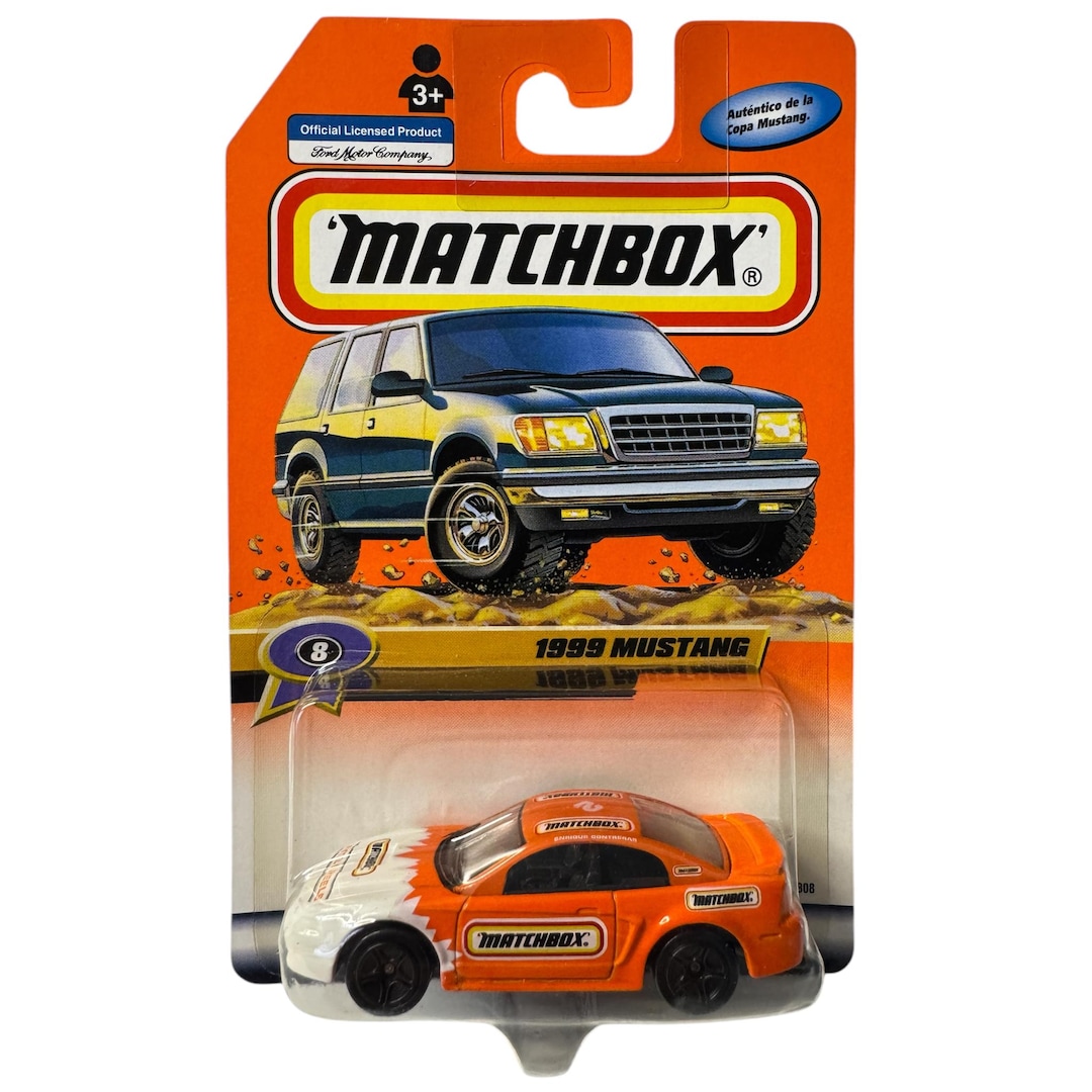 1999 Matchbox | 1999 Mustang | Mainline No.3 | Ford Mustang Matchbox ...
