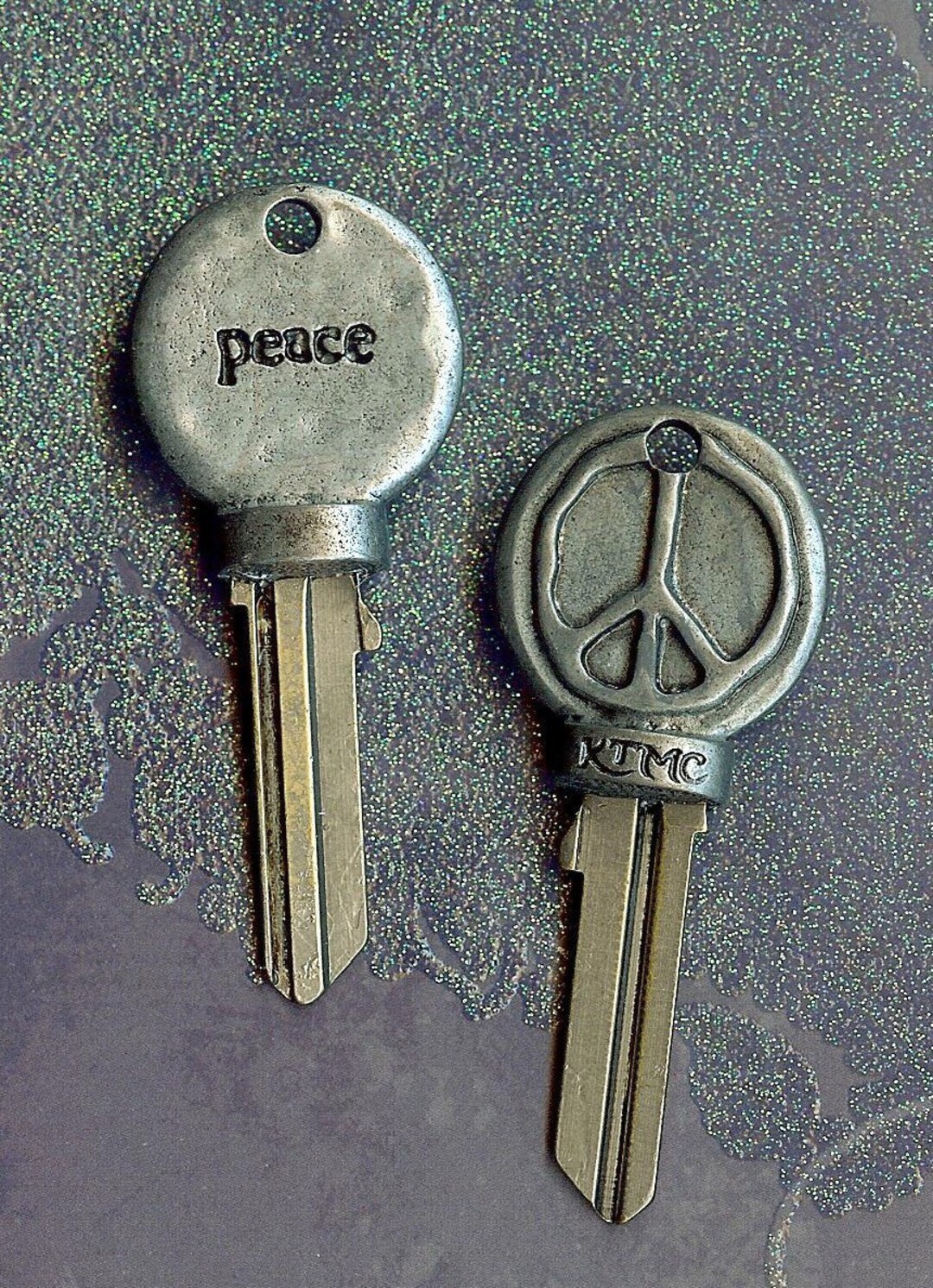 Peace Sign...the Key is Making a Statement...from the Key Inspirations ...