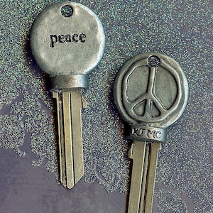 Peace Sign...the Key is Making a Statement...from the Key Inspirations ...