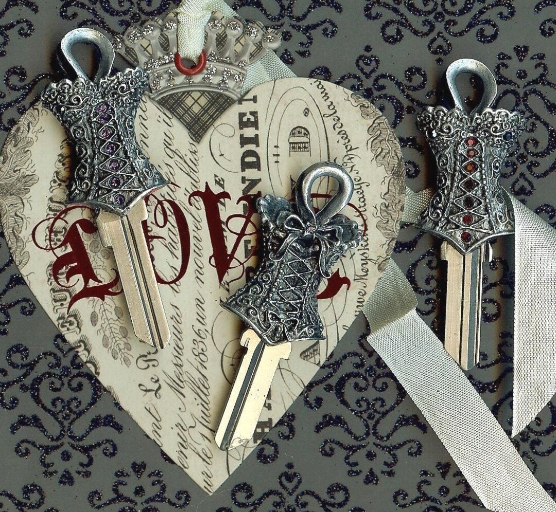 Corset Key Blank...little French Corset Key to Cut to Your Own Castle ...