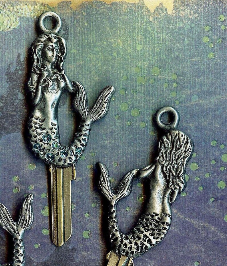 Mermaid House Key Blank - Etsy