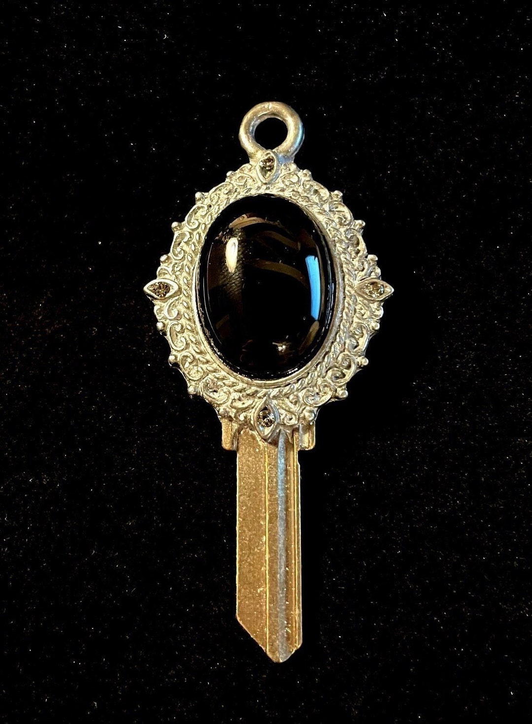 This Beautiful Black Onyx Key Blank Can Be Cut to Open Your - Etsy