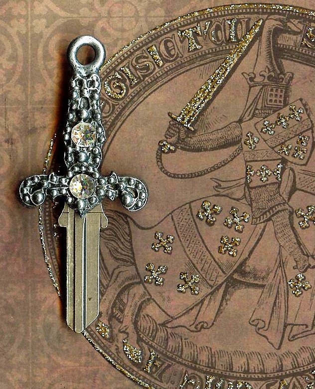Swords and Daggers...crystal Dagger Key Blank to Cut to Your | Etsy
