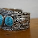 Gorgeous Large Navajo Cuff W/5 Turquoise Stones - Etsy