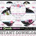 EDITABLE Happy Day - INSTANT DOWNLOAD 1" Bottle Cap Images 4x6 - 077e ...