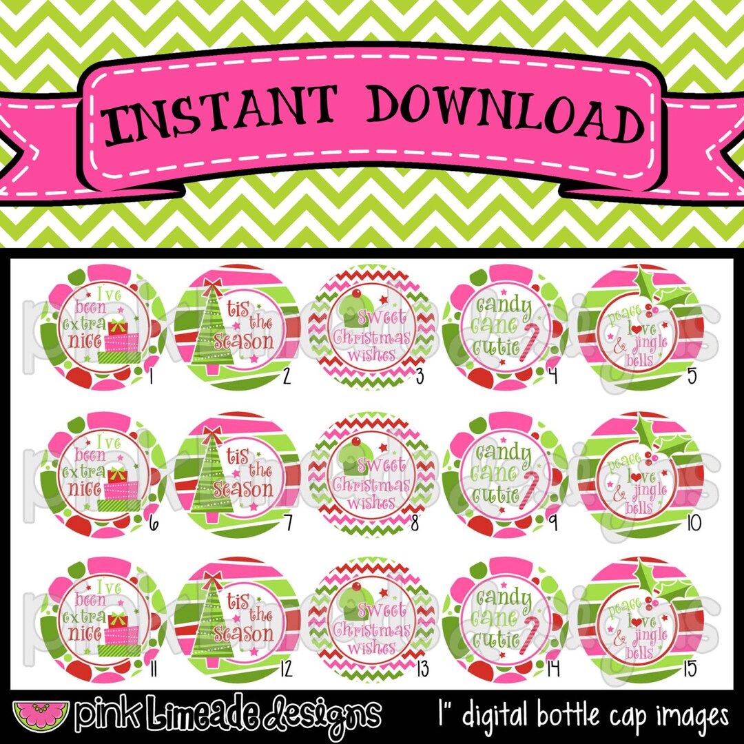 Peace Love & Jingle Bells INSTANT DOWNLOAD 1 Bottle - Etsy