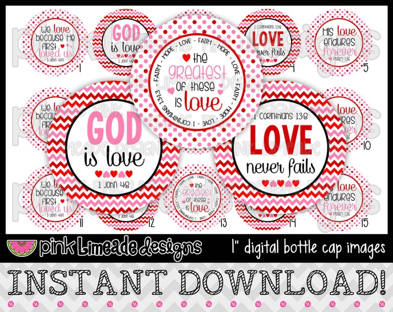 God is Love Scripture for Valentine's Day INSTANT - Etsy