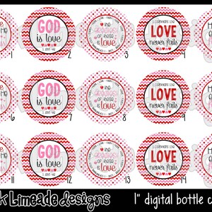 God is Love - Scripture for Valentine's Day - INSTANT DOWNLOAD 1 ...