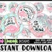 Majestically Awkward - Cute Funny Flamingo Sayings - INSTANT DOWNLOAD 1 ...