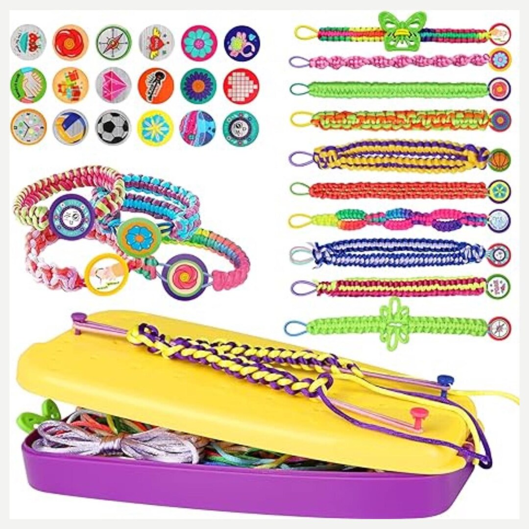 DIY Friendship Bracelet Craft Kit for Girls - Creative Gift for Tweens ...