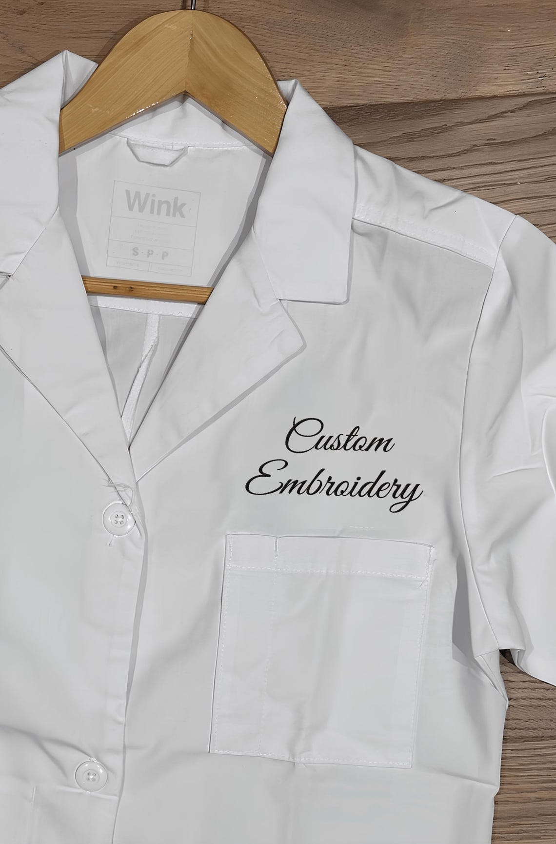 Custom Personalized Embroidered Lab Coat for Women, White Medical ...