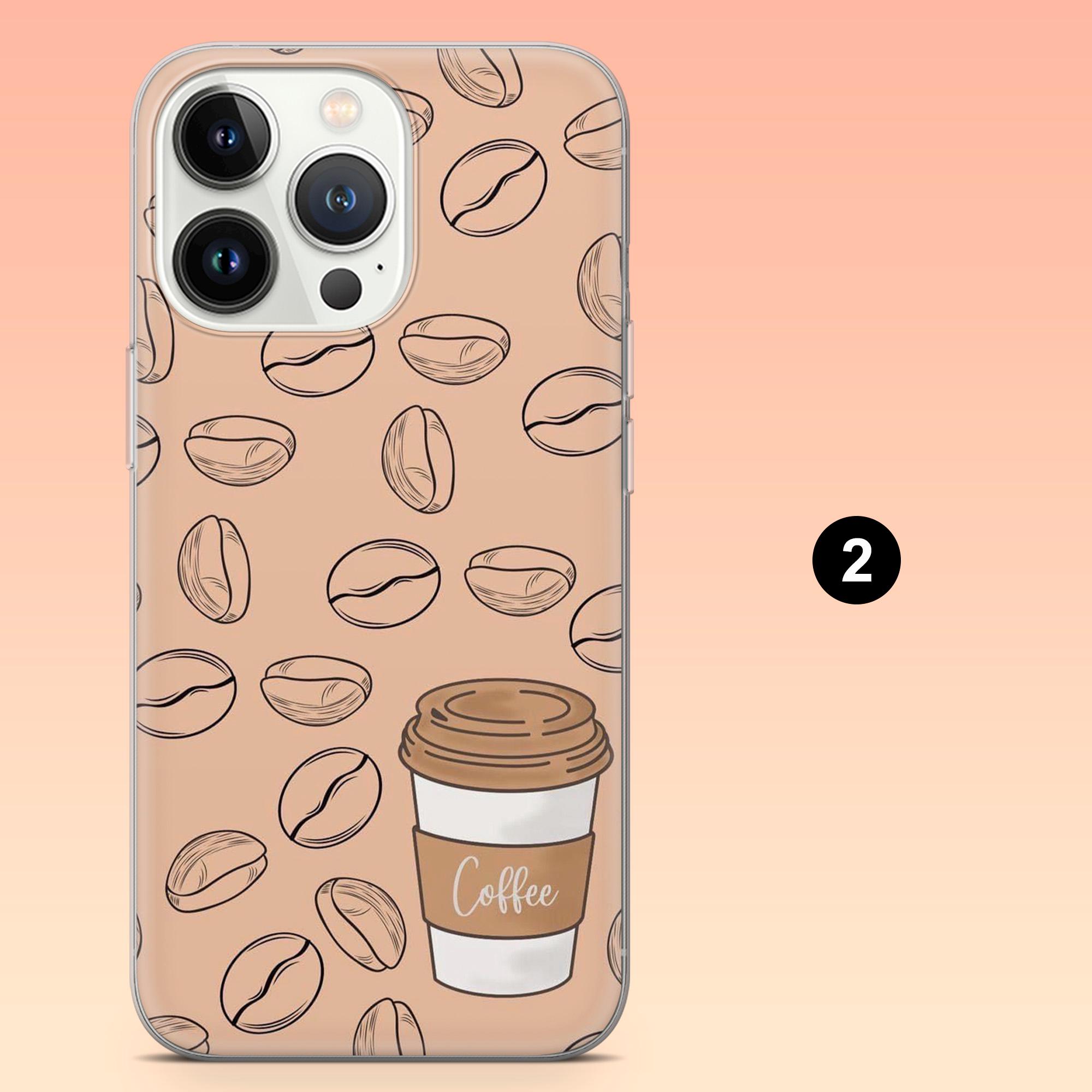 Coffee Phone Case Iced Coffee Cover for iPhone 16 Pro, 16e, 15, 14, 13 ...