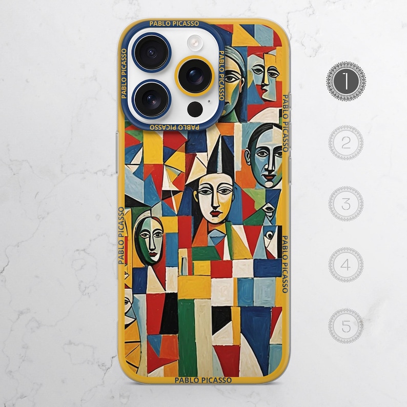 Pablo Picasso Phone Case Paintings Fine Art Cubism Abstract Cover ...