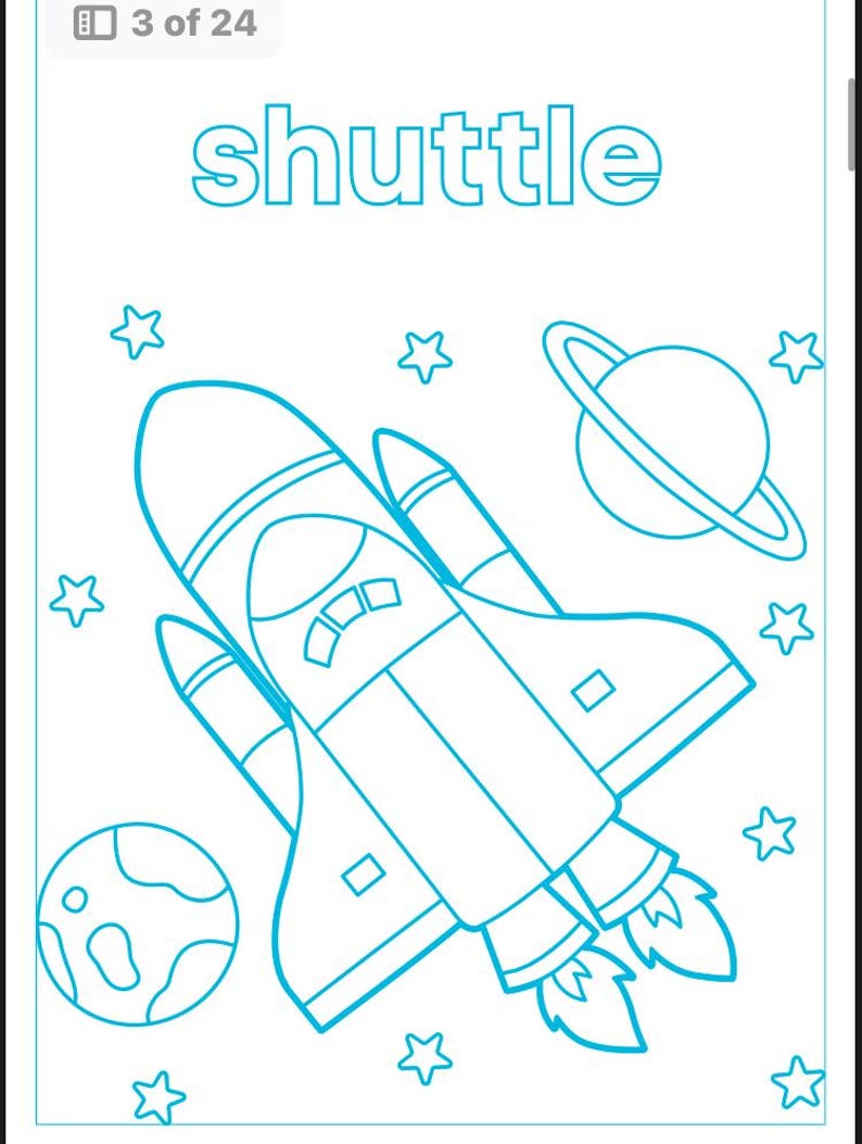 40x2 Pages Toddler Vehicle Coloring Book | Preschool Learning ...