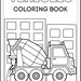 40x2 Pages Toddler Vehicle Coloring Book | Preschool Learning ...