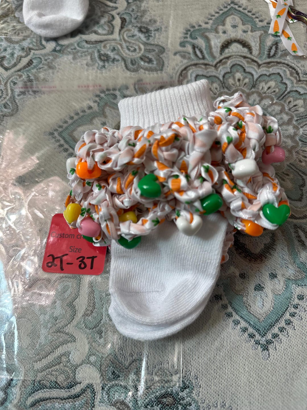 Special Beaded Socks for Easter - Etsy