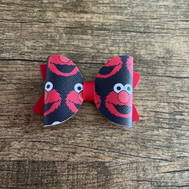 Elmo Hair Bow - Etsy
