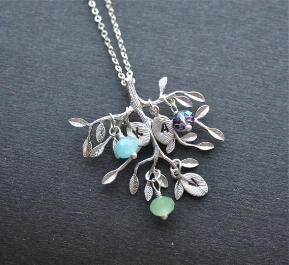 Tree of life necklace Personalized necklace Tree initial | Etsy