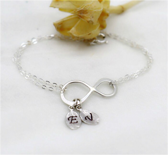 Sterling Silver Infinity Bracelet, Dainty Infinity, Friendship Bracelet ...