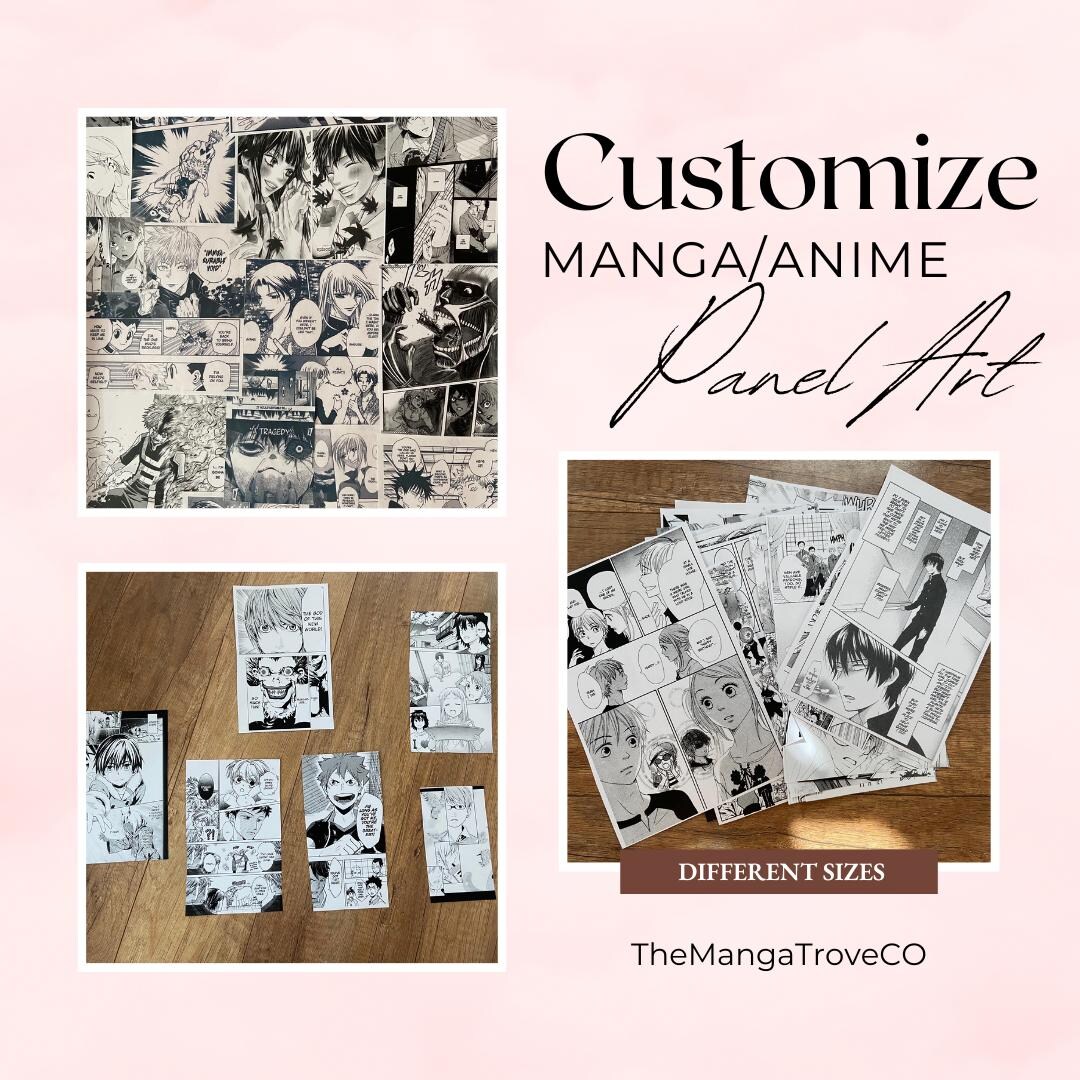 Customized Manga / Anime Panel Printout Wall Art Kit - Comes With Tape ...