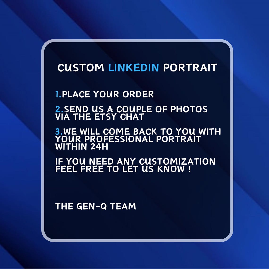 Linkedin Profile Picture, Custom Professional Business Headshot ...