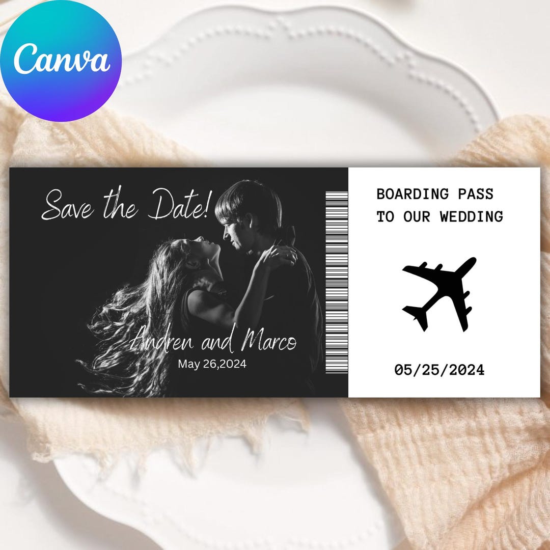 Surprise Paris Trip Boarding Pass Template (printable) - Etsy