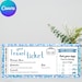Printable Bus Trip Ticket Template: Surprise Travel Voucher - Etsy