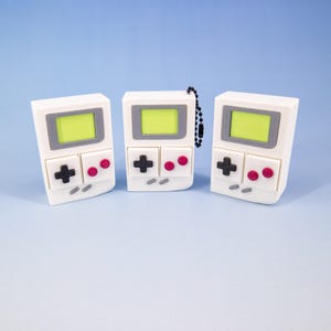 Fidget Clicker Keychain – 3D Printed Nintendo Game Boy Toy, Unique Gift ...
