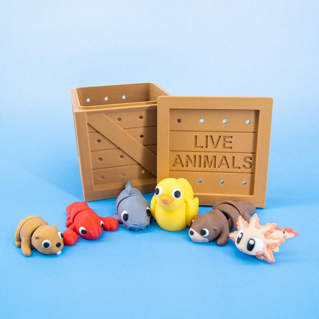 Pocket Pals Freshwater Friends – Mini River & Pond Animal Set + “LIVE ...