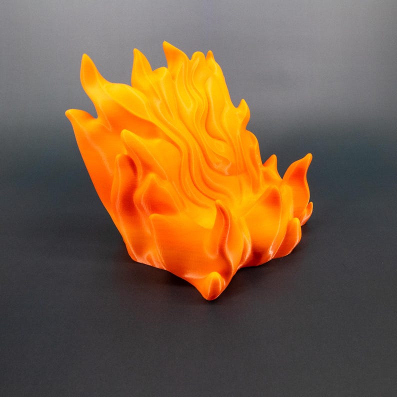 Flame Phone Stand 3D Printed Cell Phone Holder – Cool Gamer Gift ...