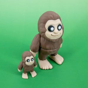 Bigfoot Fidget Toy Gift – 3D Printed Articulated Sasquatch, Flexi Mini ...