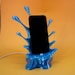 Colorful Desktop Phone Stand Splash – Unique 3D Printed Water Burst ...
