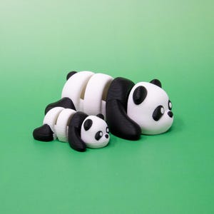 Fidget Panda Toy - 3D Printed Articulated Panda for Stress Relief, Cute ...