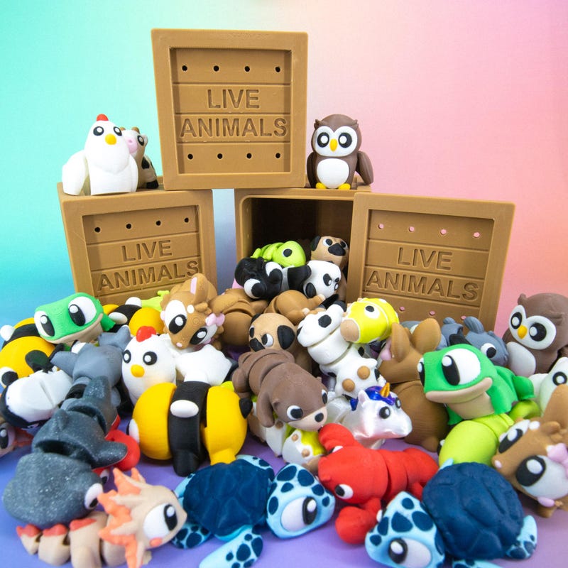 3d Mini Mystery Box - Etsy