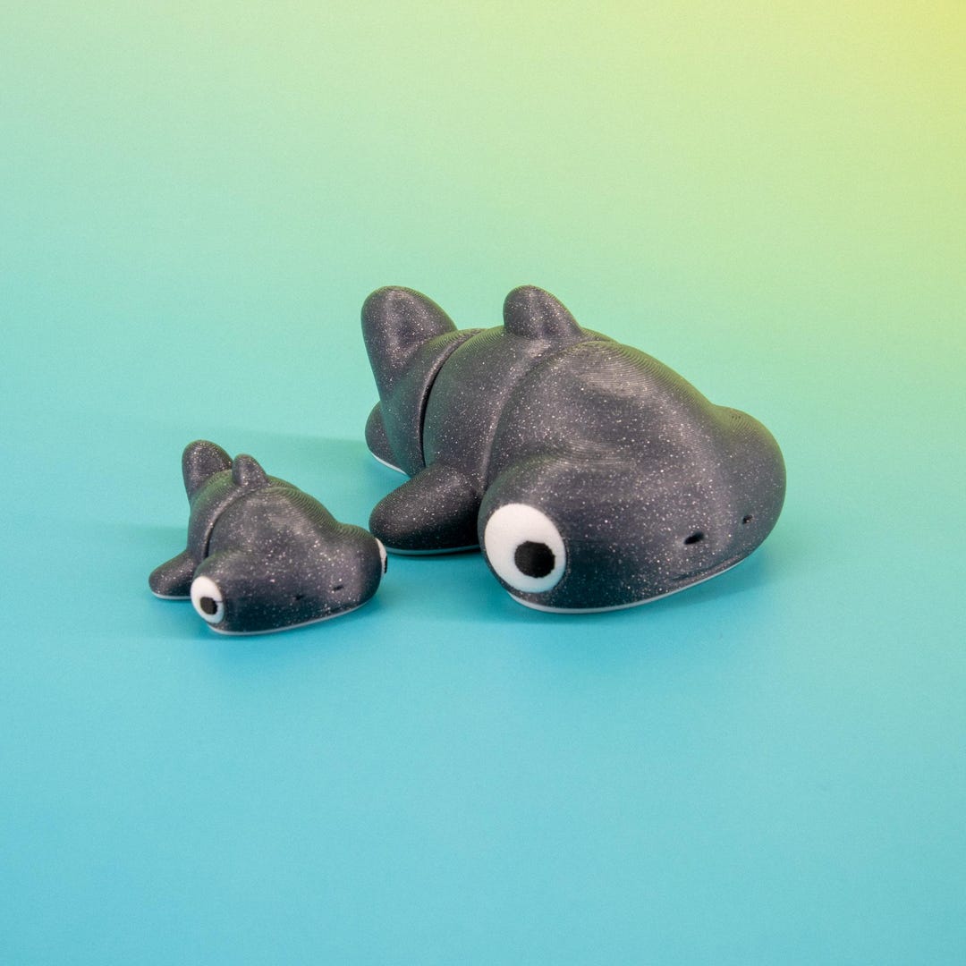 Flexi Hammerhead Shark Fidget Toy Pocket Pal – Cute Googly-eyed Ocean ...