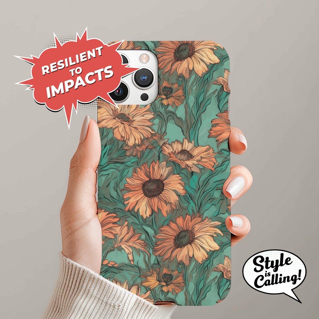 Gerbera Daisy Pattern Tough Case for iPhone & Samsung Galaxy ...