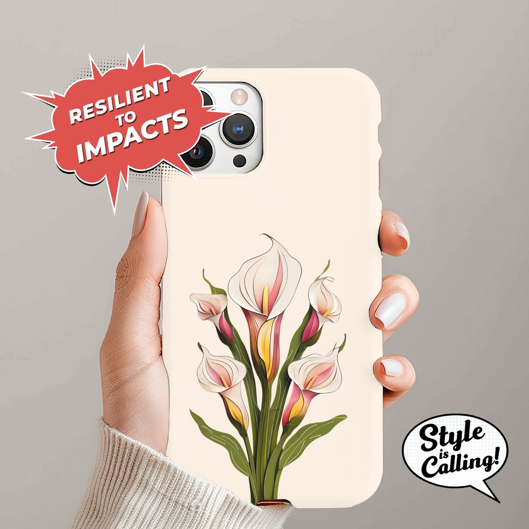 Calla Lily Flower, 3D Paper Flower Design, Tough Phone Cases, Iphone ...