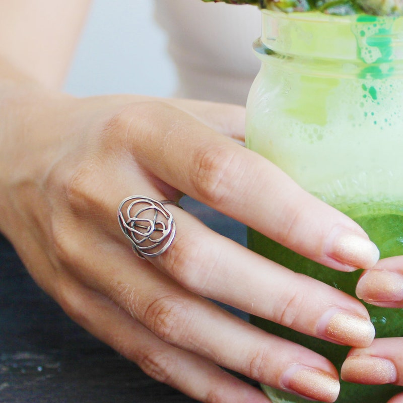 Scribble Ring - Etsy