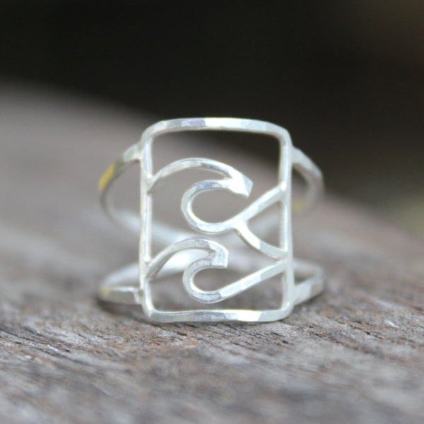 Wave Ring - Etsy