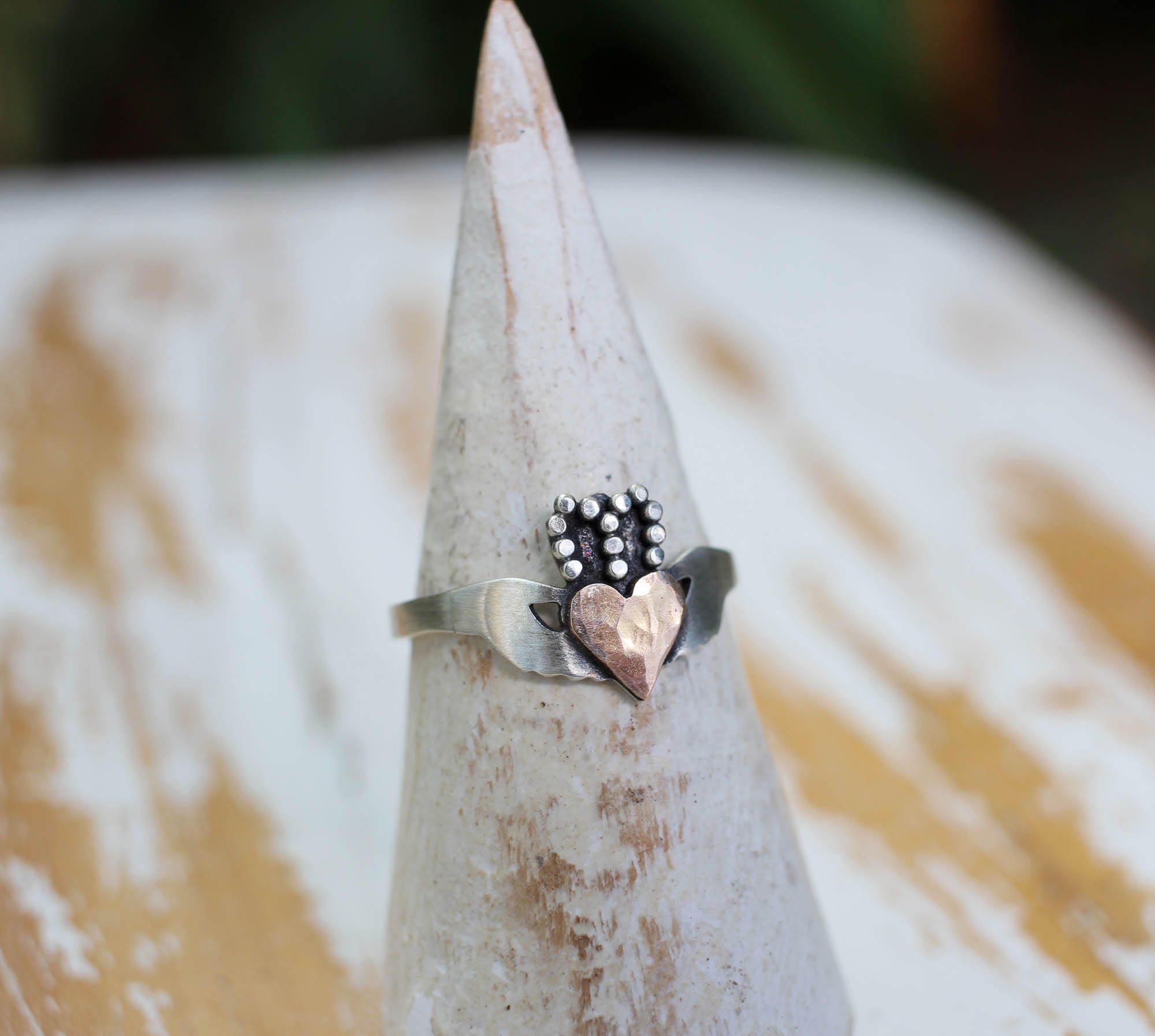 Handcrafted Modern Claddagh Ring Irish Promise Friendship - Etsy Australia