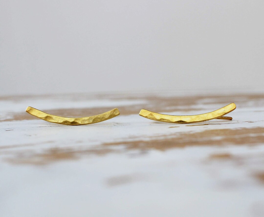 Daybreak Gold Ear Crawlers - 18k Gold Vermeil - Etsy