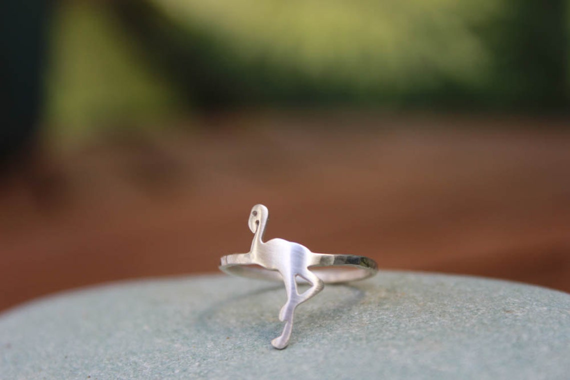 Flamingo Ring - Flamingo Jewelry - Tropical Jewelry - Bird Ring - Etsy