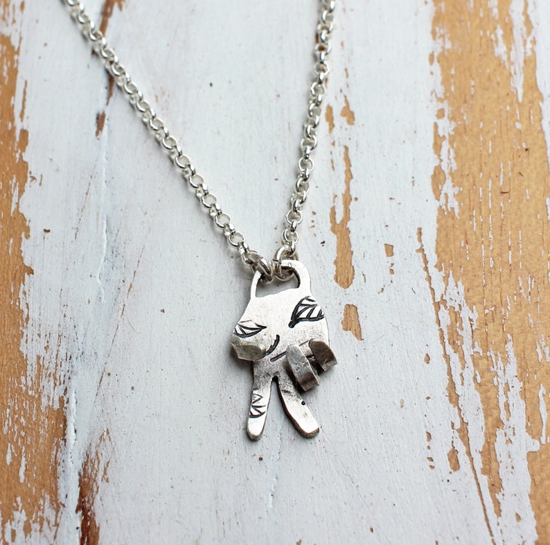 Peace Sign Necklace - Peace Necklace - Sterling Silver Peace Sign ...