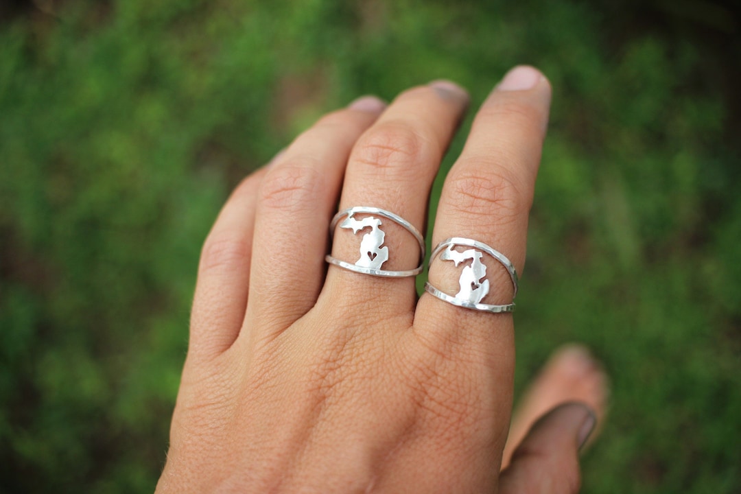 Any State Love Ring Remix - State Ring - Personalized State Jewelry - Etsy