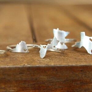 Any State Love Ring - the Original - Personalized State Ring - Etsy