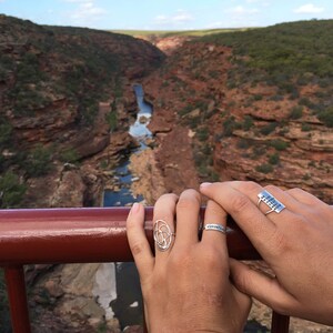 Scribble Ring - Sterling Silver Statement Ring Artistic Ring - Etsy